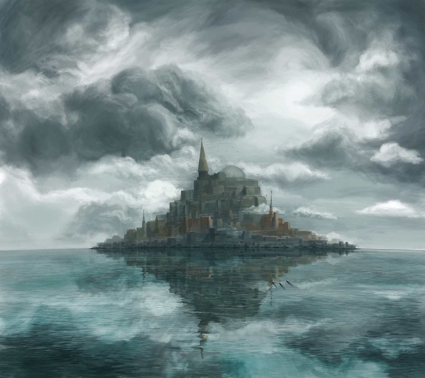 ArtStation - island city