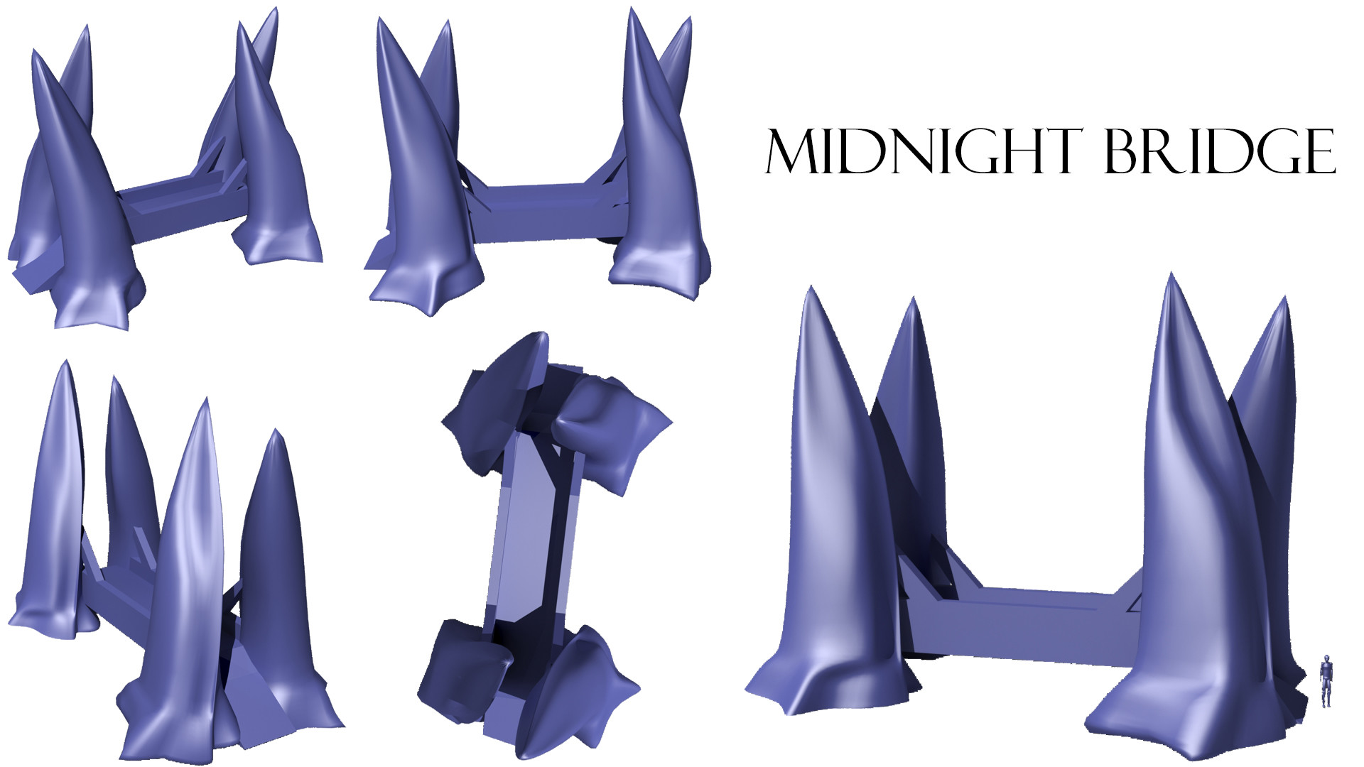 ArtStation - Midnight Bridge 3D