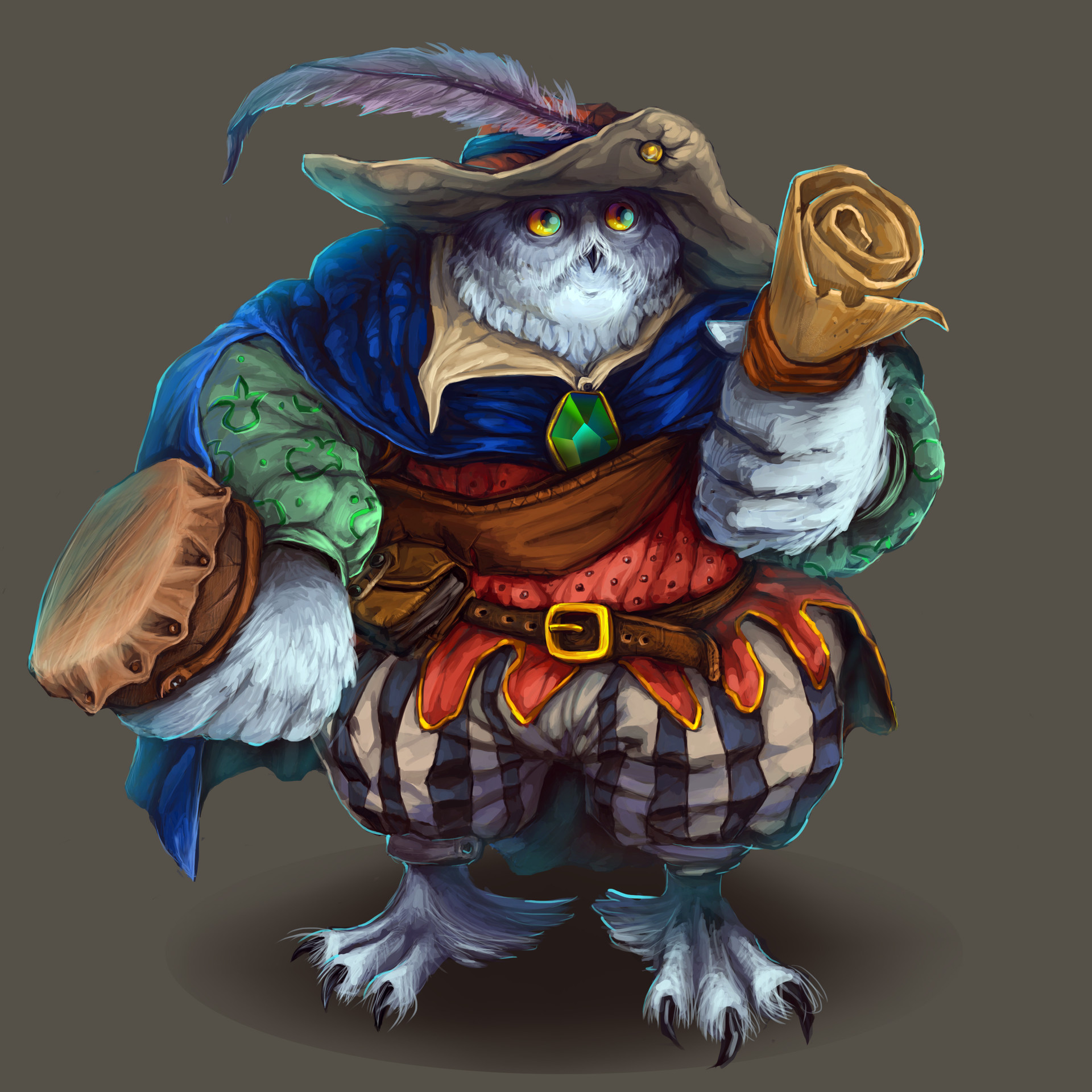 ArtStation - bard owl