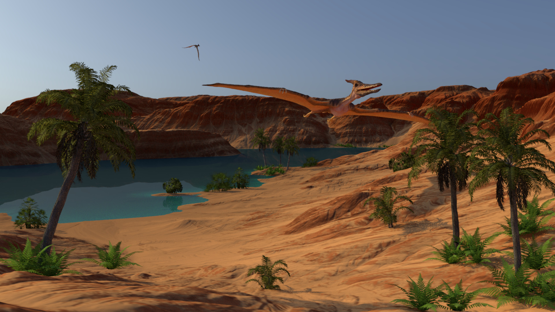 Prehistoric Landscape Background