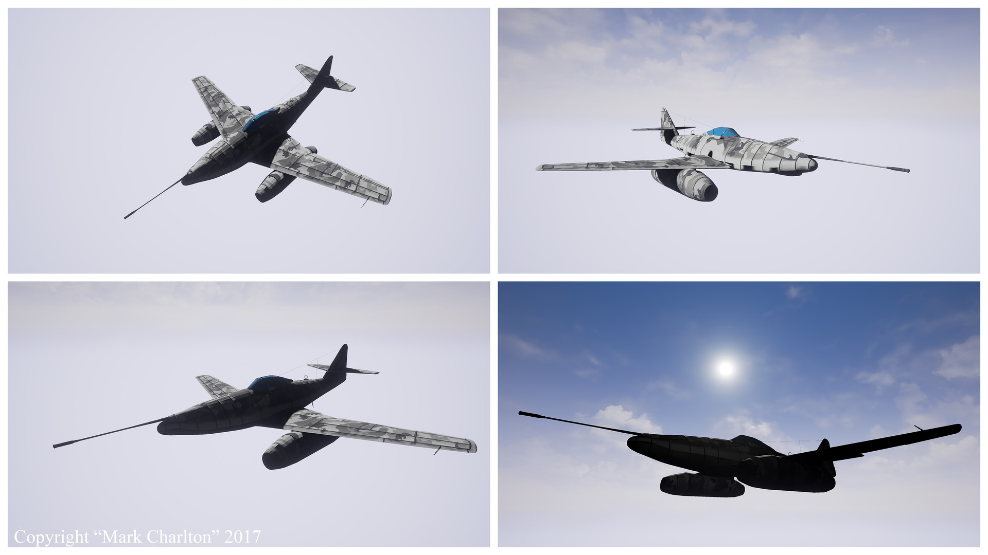 ArtStation - Messerschmitt ME 262 Model Update 2017