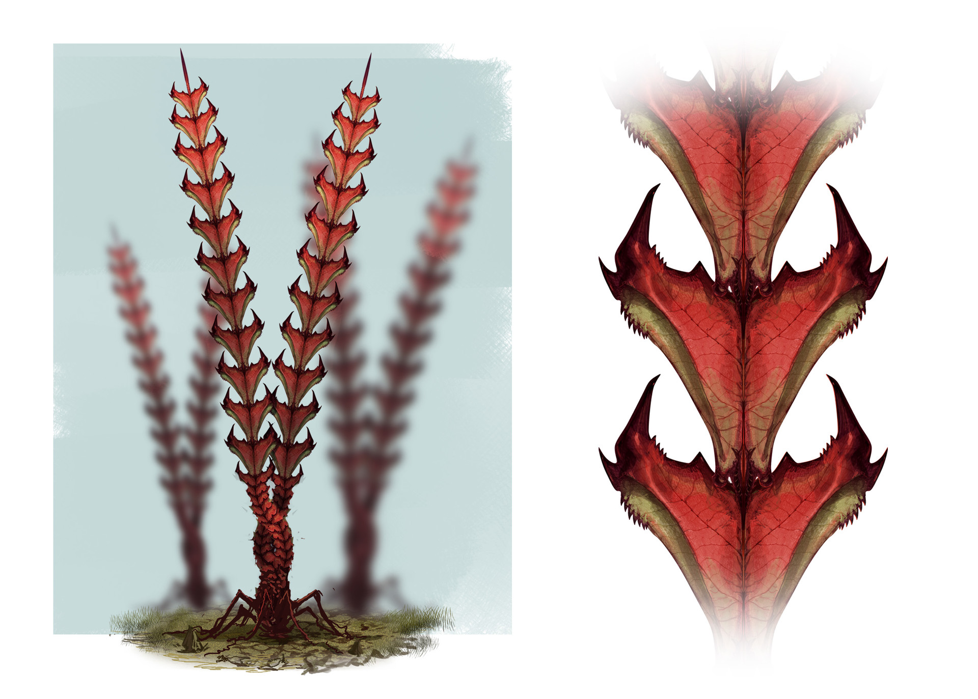 ArtStation - Alien Plant Details