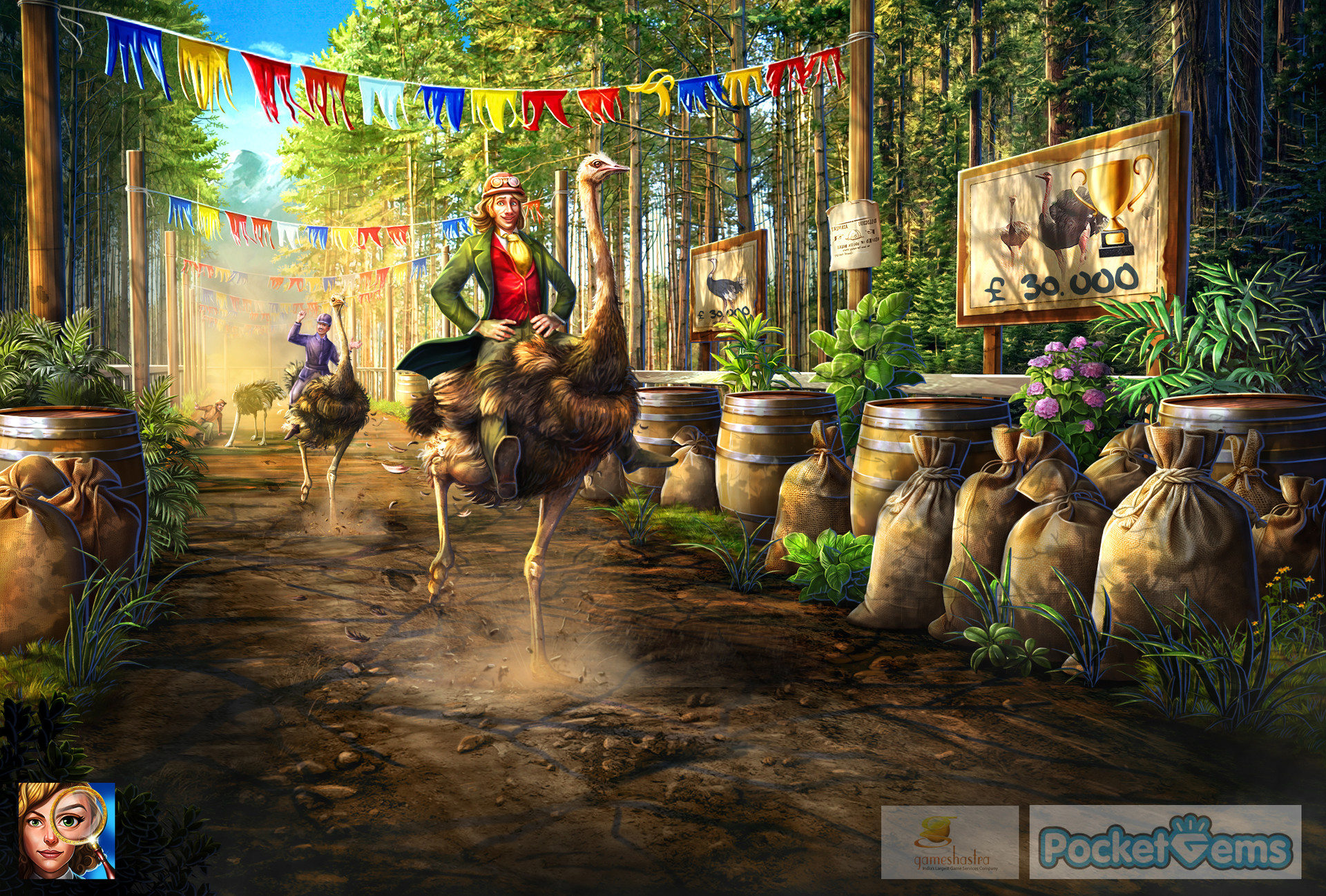 ArtStation - Ostrich Race