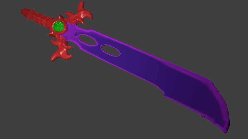 ArtStation - Red Handle Sword