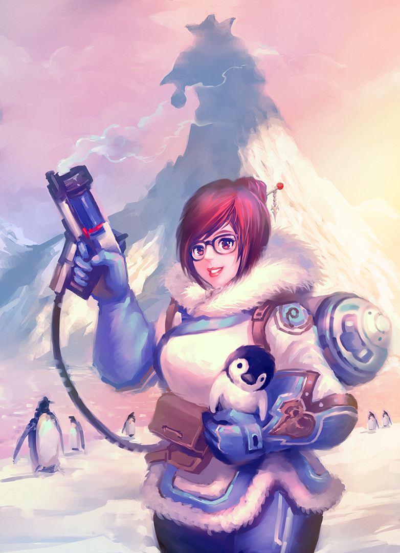 ArtStation - overwatch mei