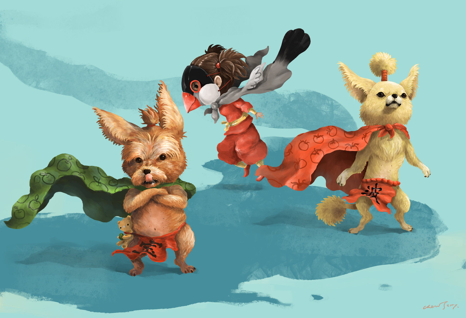 ArtStation - Dog hero