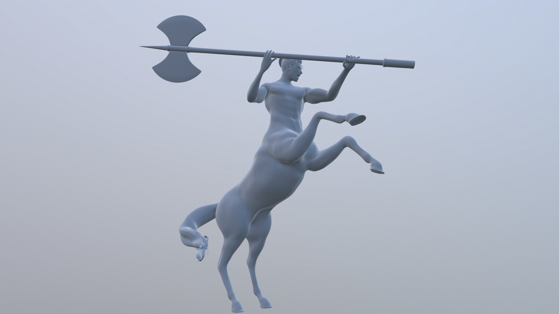 ArtStation - Centaur in attack