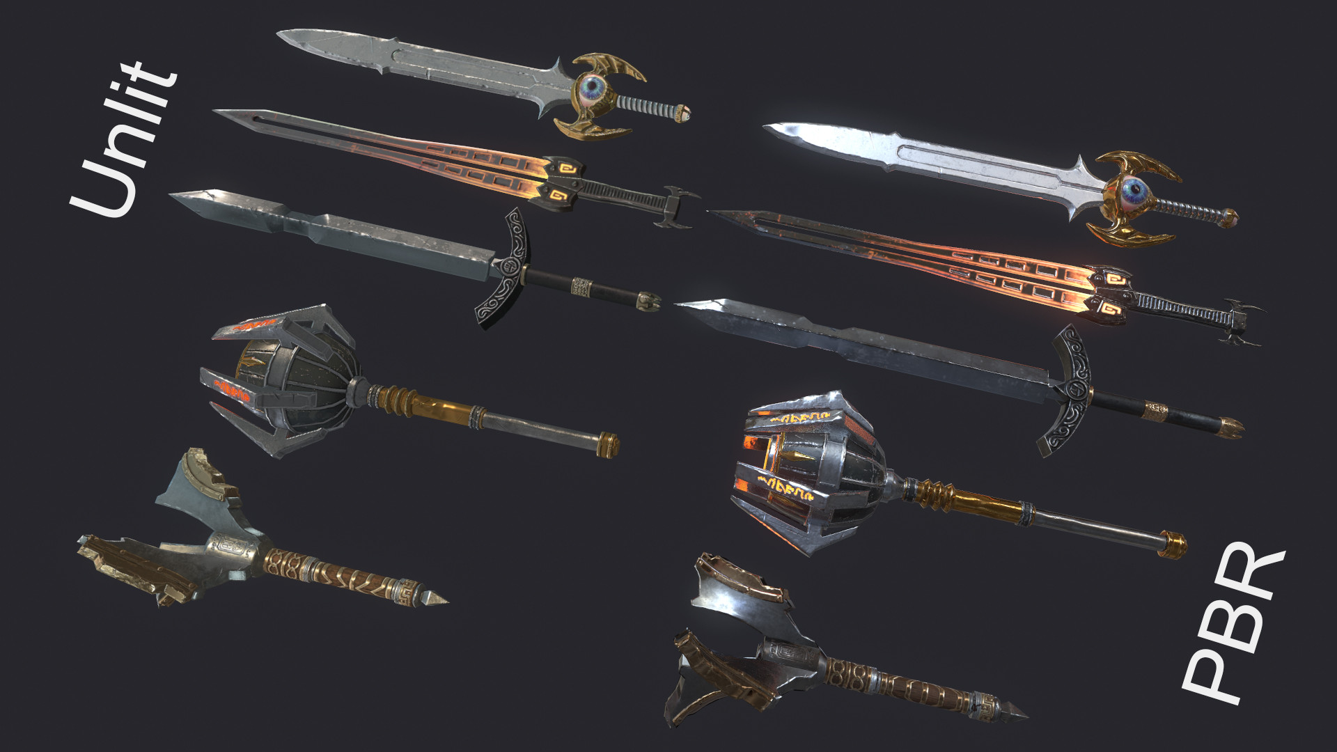 Raven Loh - 10 Stylish Fantasy Weapon