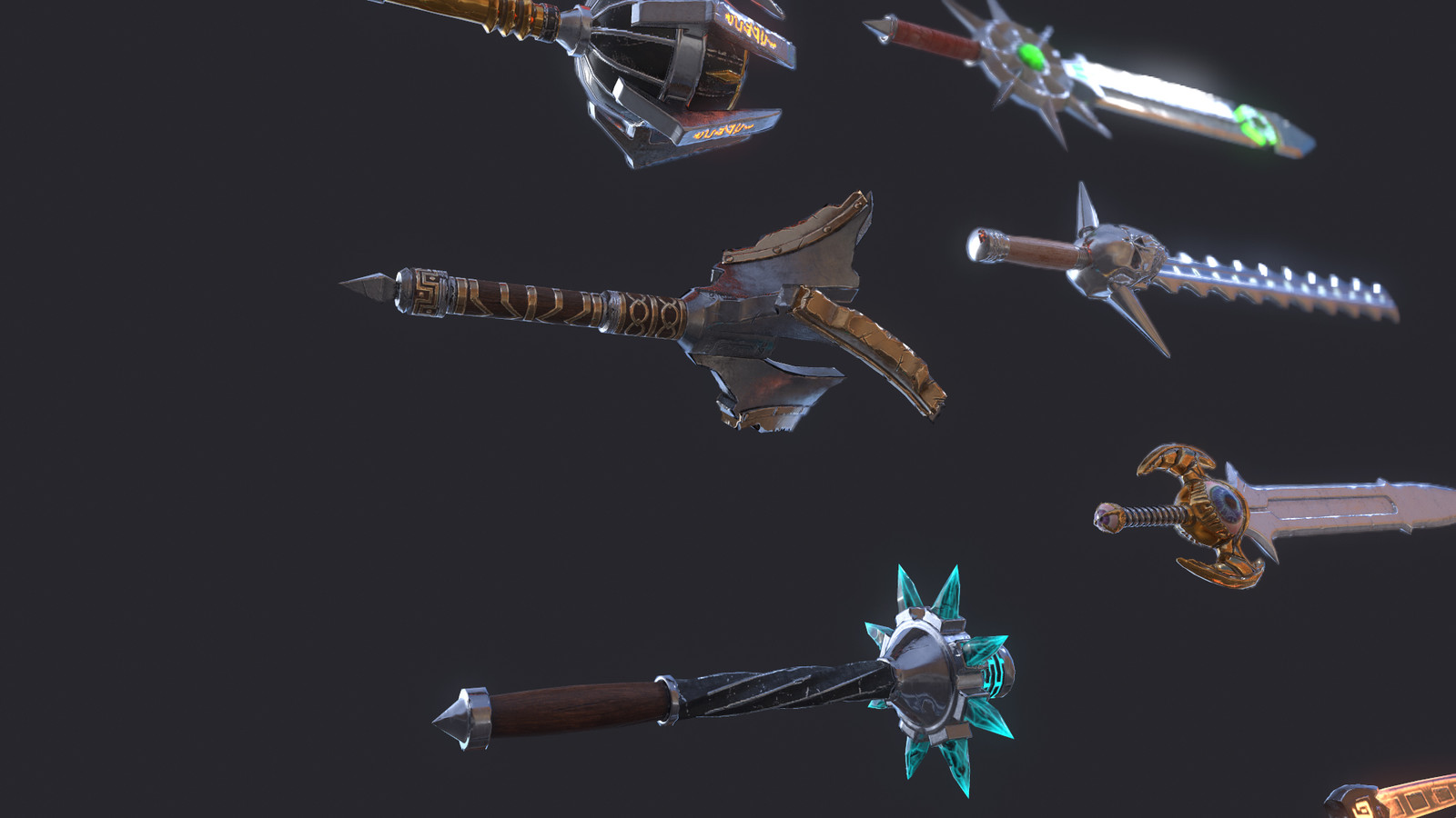 Raven Loh - 10 Stylish Fantasy Weapon