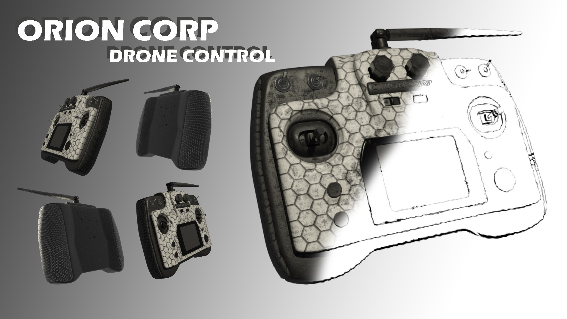 ArtStation - Drone Remote