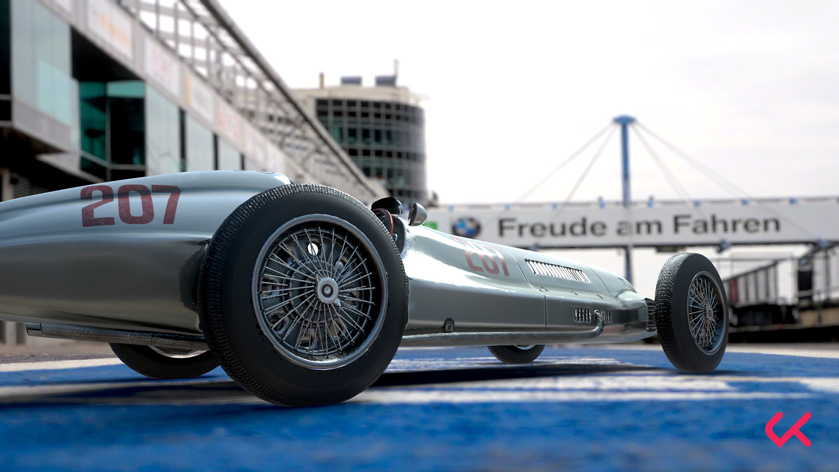 ArtStation - W154 Mercedes-Benz "Silver Arrow"