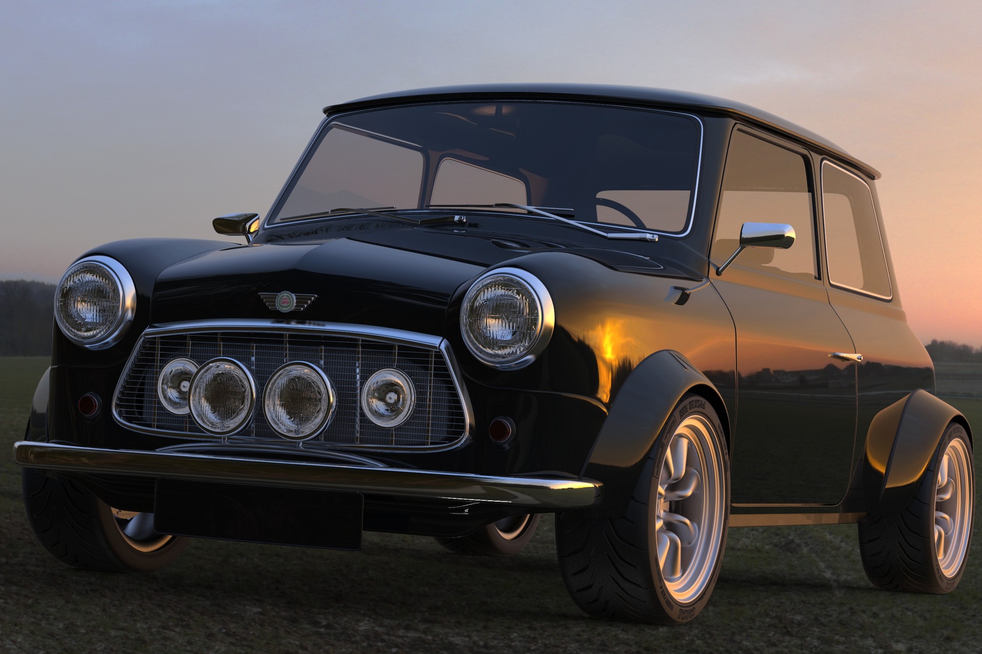 ArtStation - Mini Cooper