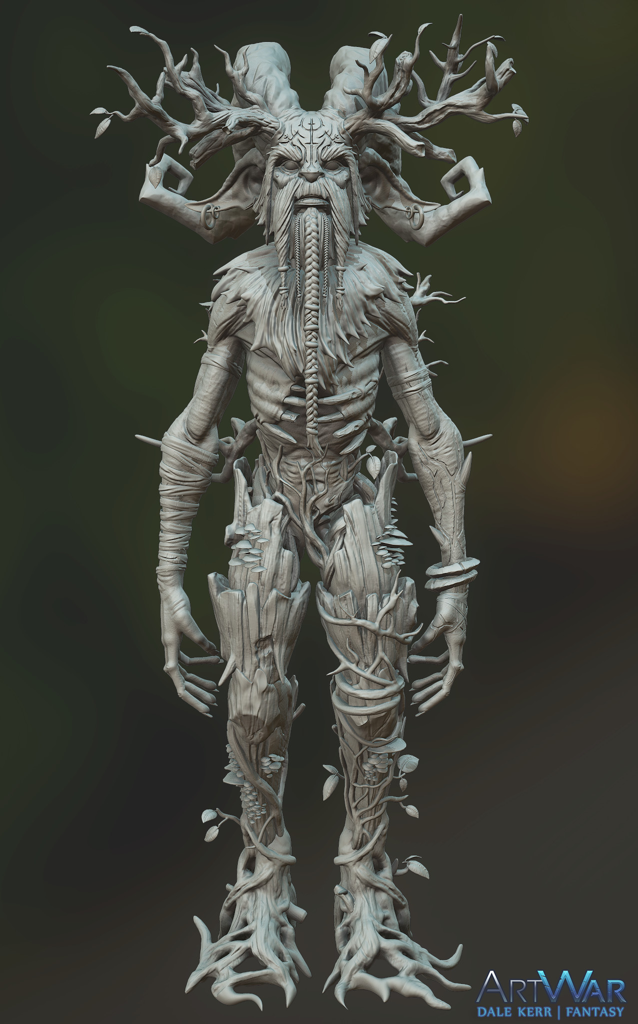 Dale Kerr - Artwar Wip - High Poly renders