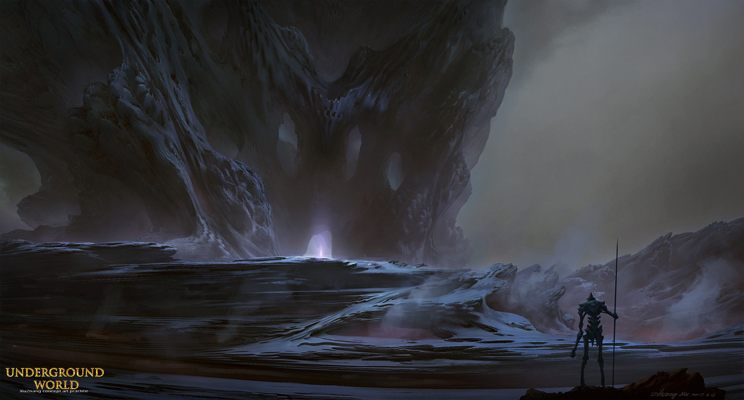 ArtStation - Underground world concept art