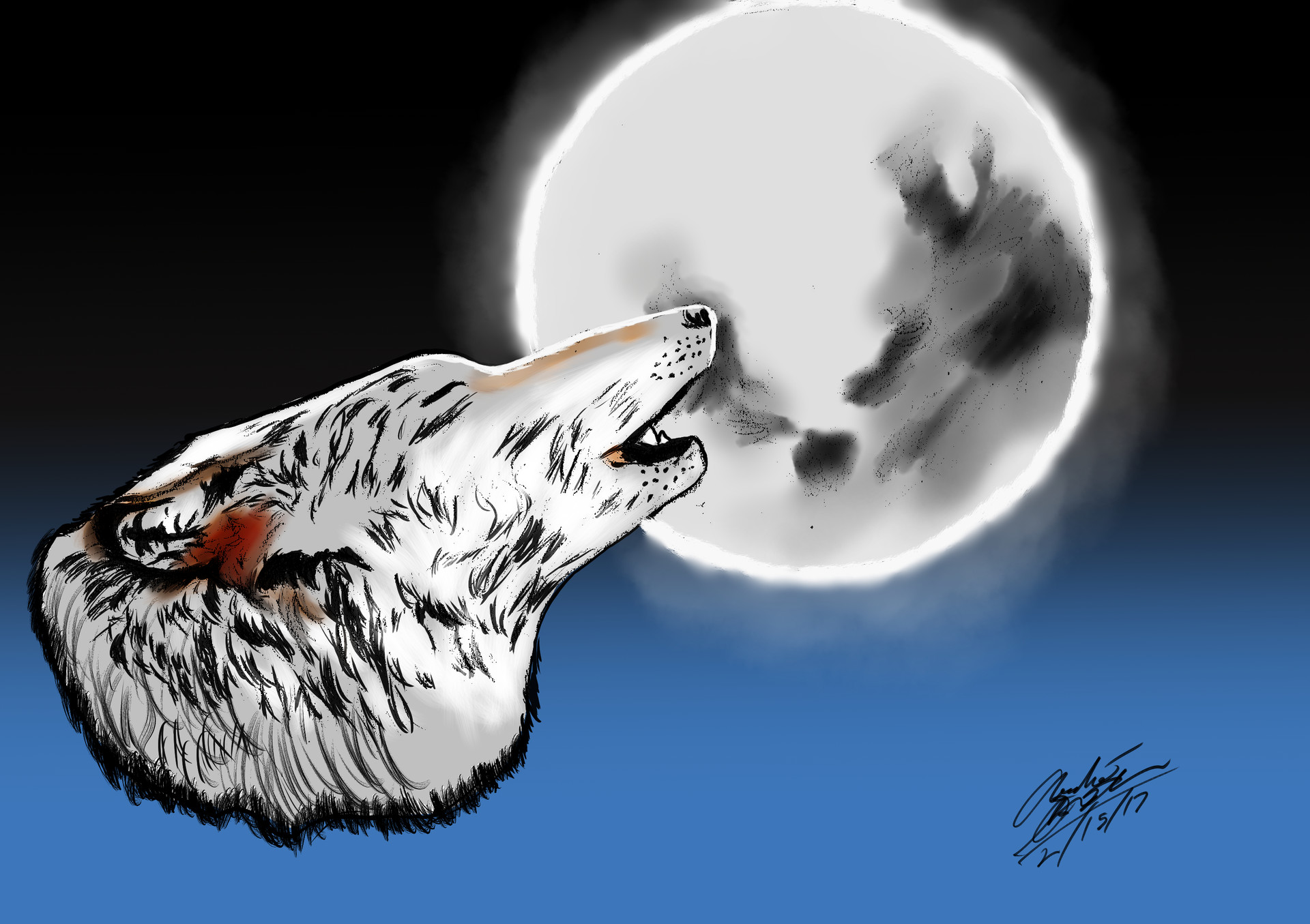 ArtStation - One With the Moon