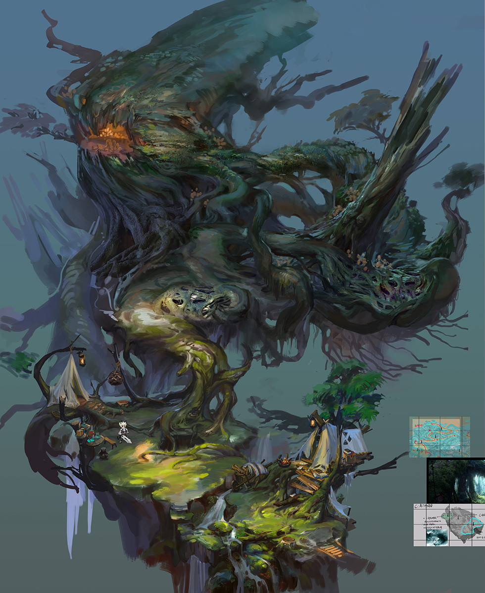 ArtStation - The jungle layout design