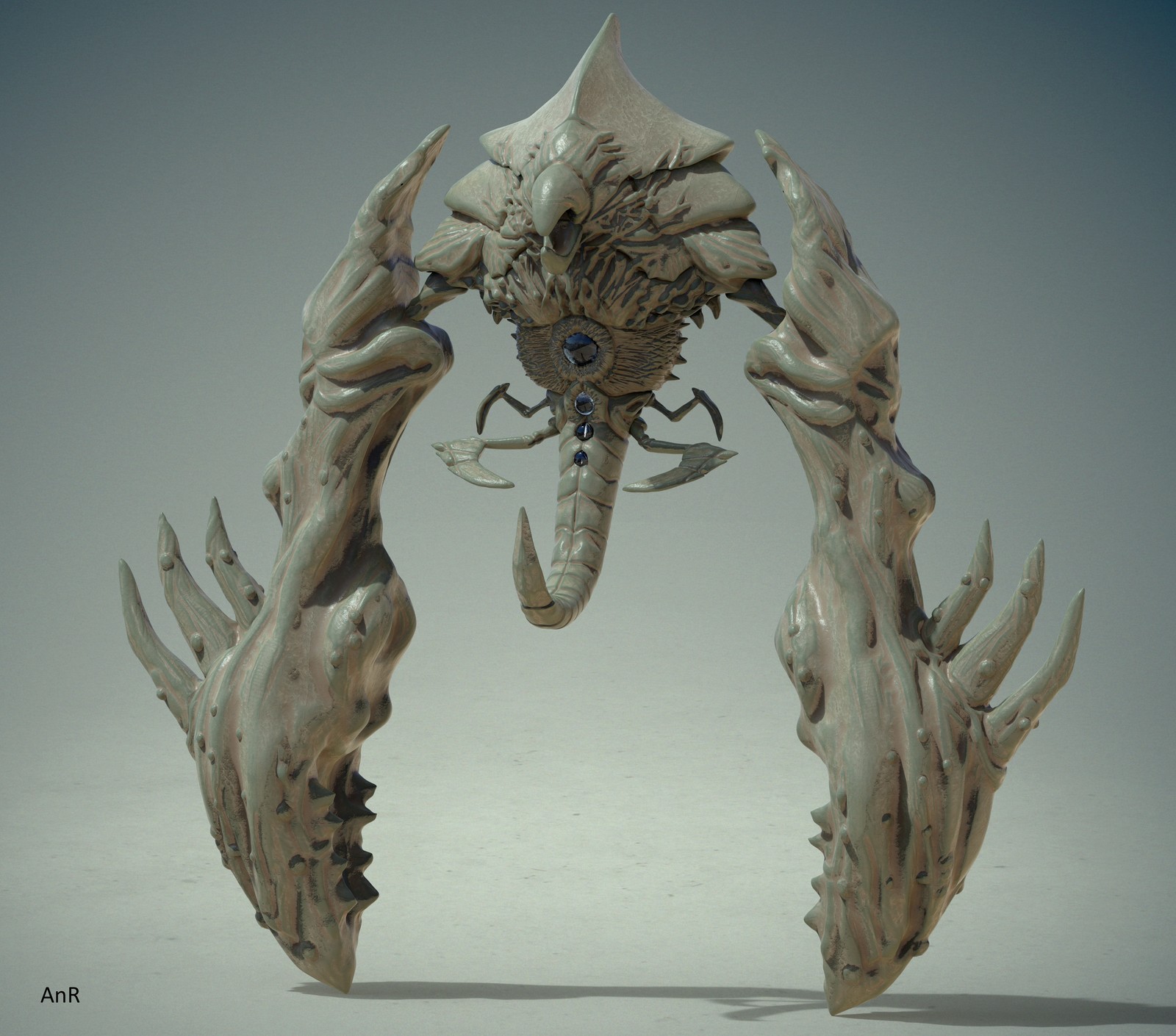 Ankit Raj - Floating alien crab creature
