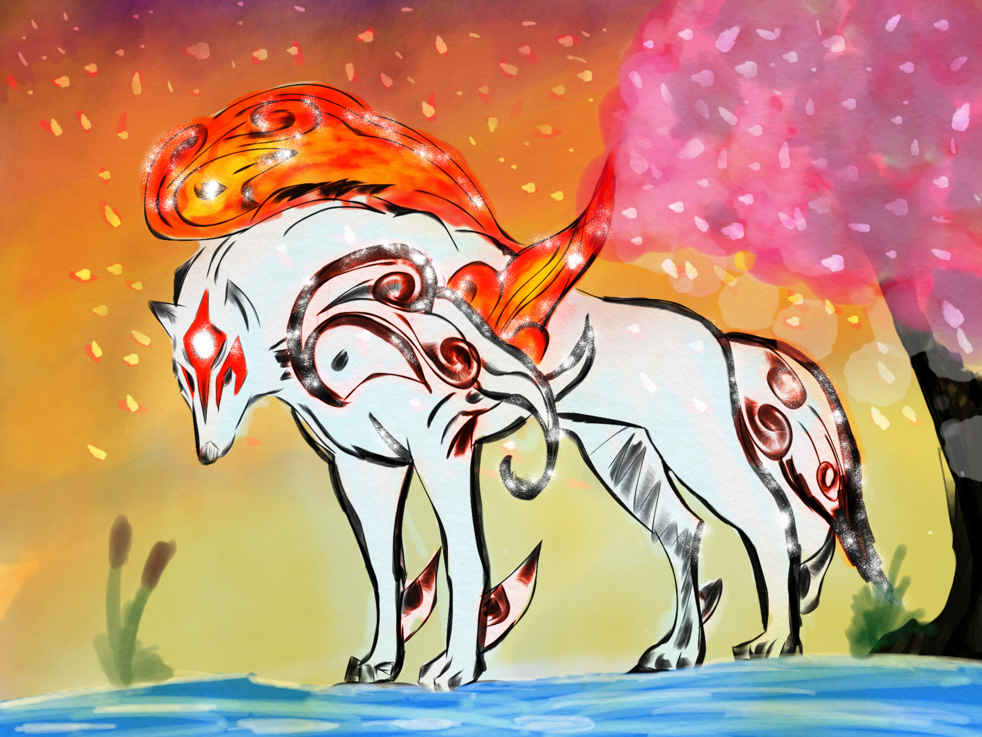 Amaterasu Okami Wallpaper