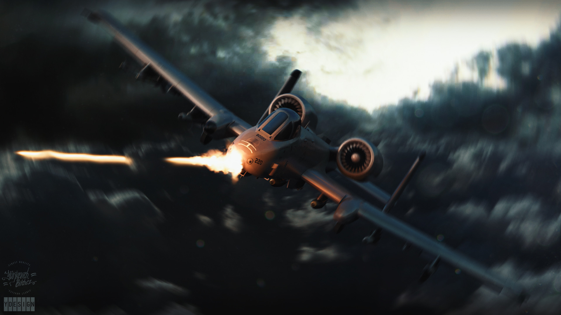 ArtStation - A-10 Thunderbolt + Breakdown