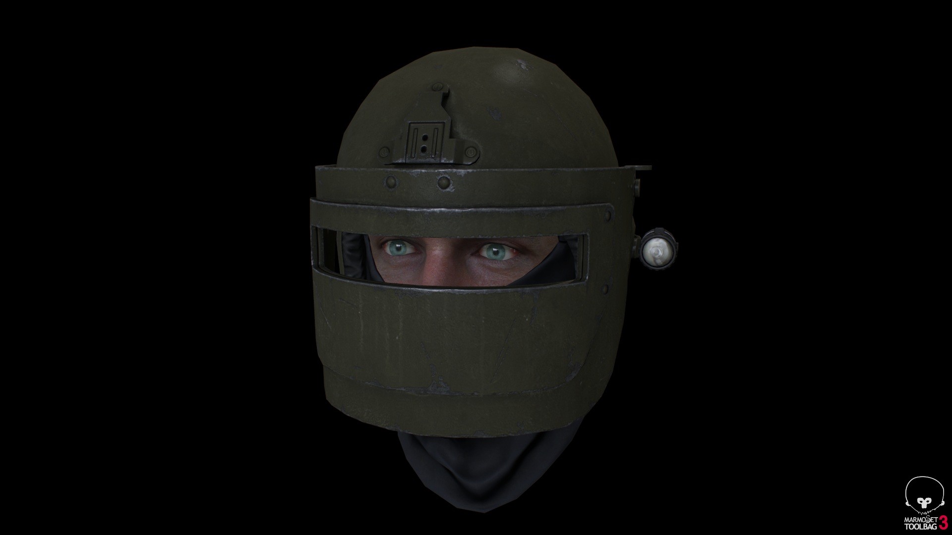 Evgeny Malchikov - Armored helmet