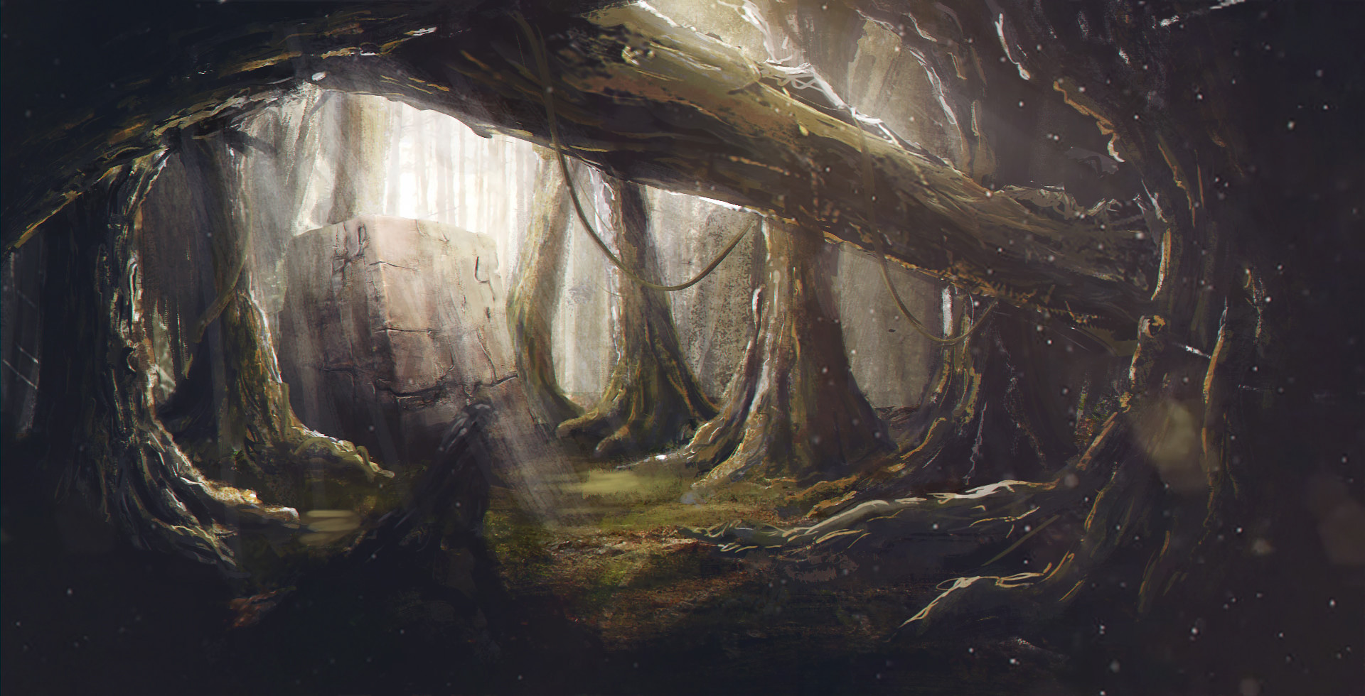 ArtStation - Mystical Rock study 02