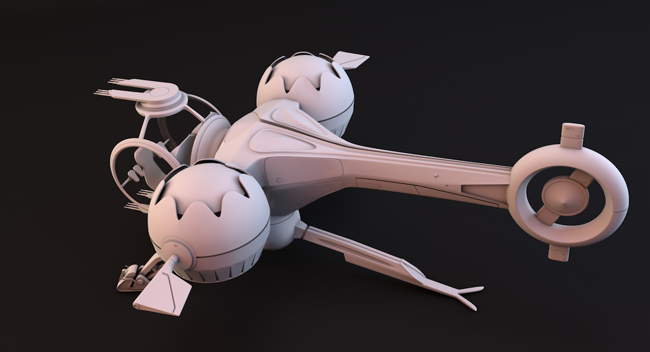 Oblivion Bubble Ship 3d Model