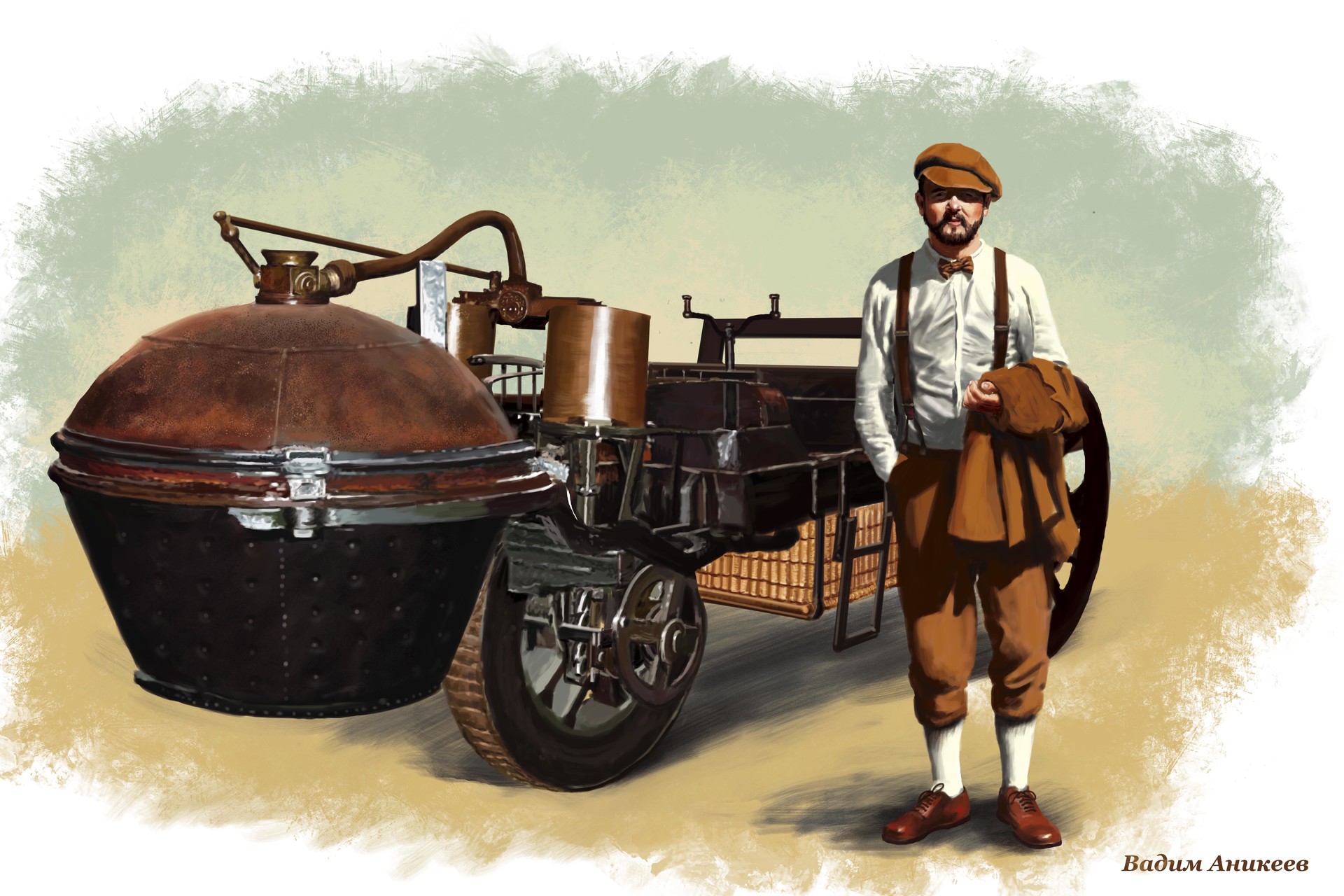 ArtStation - Steam engine