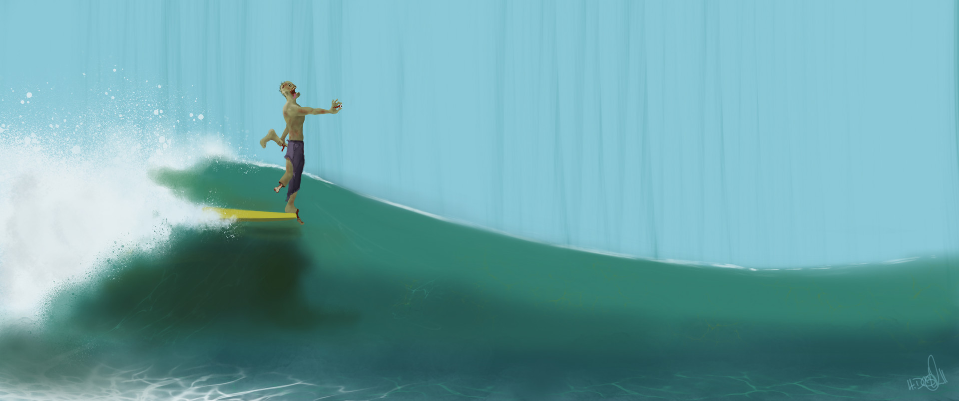 ArtStation - Surf Zombie
