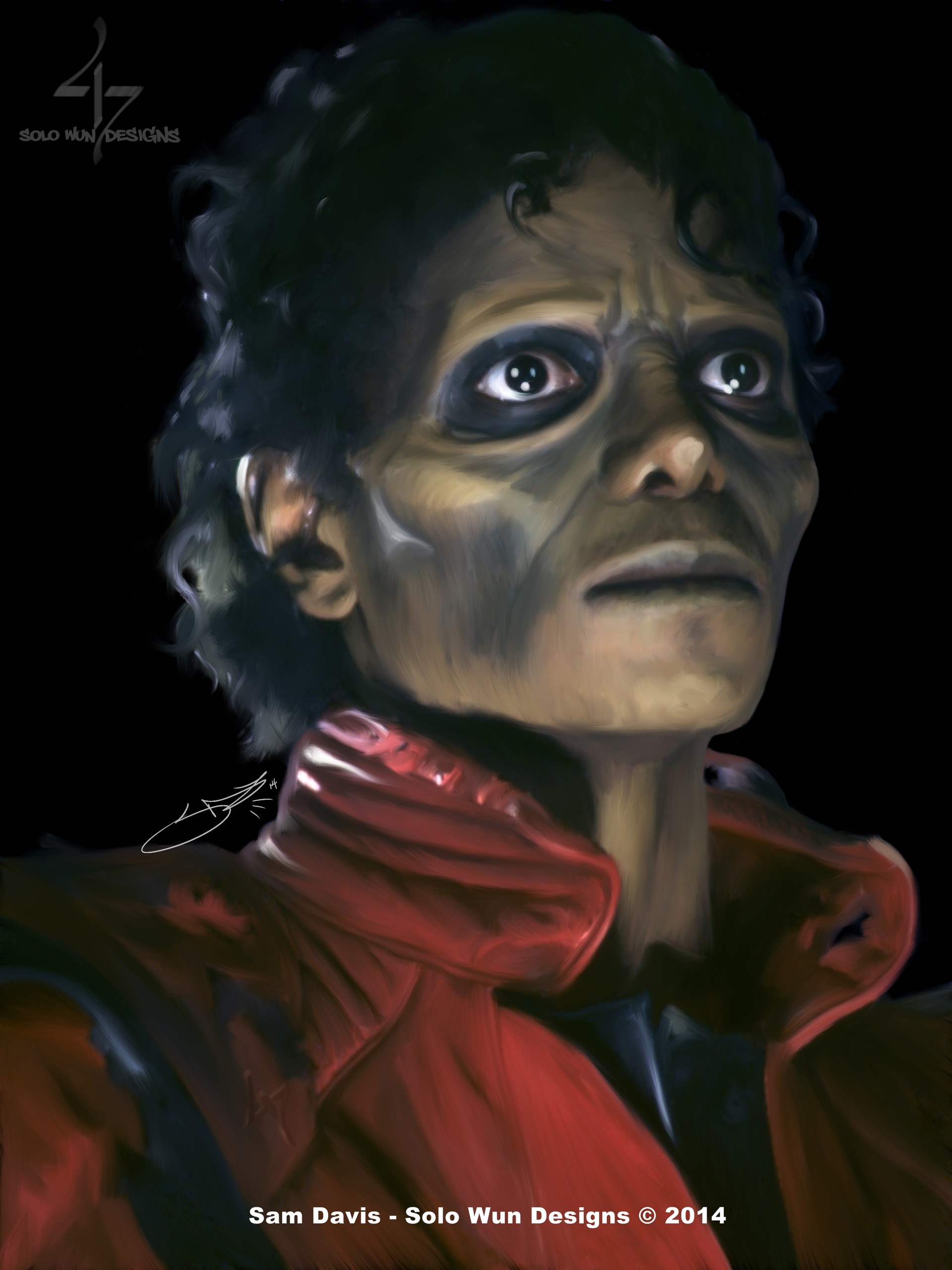 ArtStation - Micheal Jackson Thriller zombie