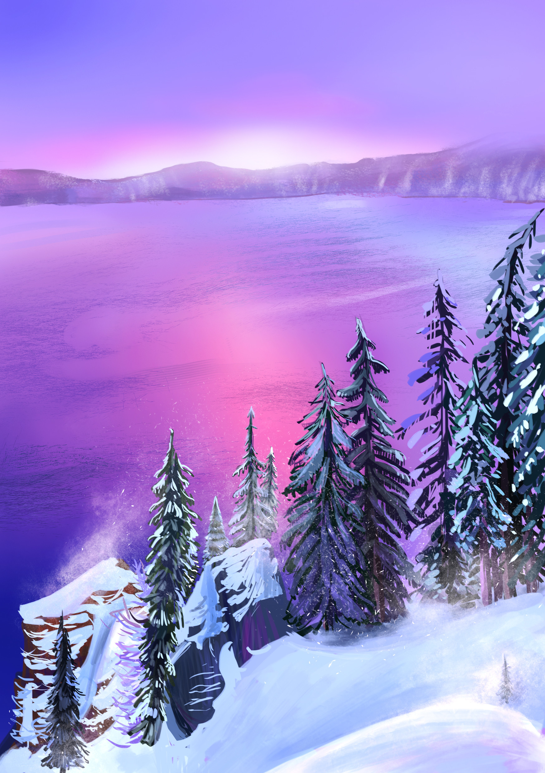 ArtStation - Winter study