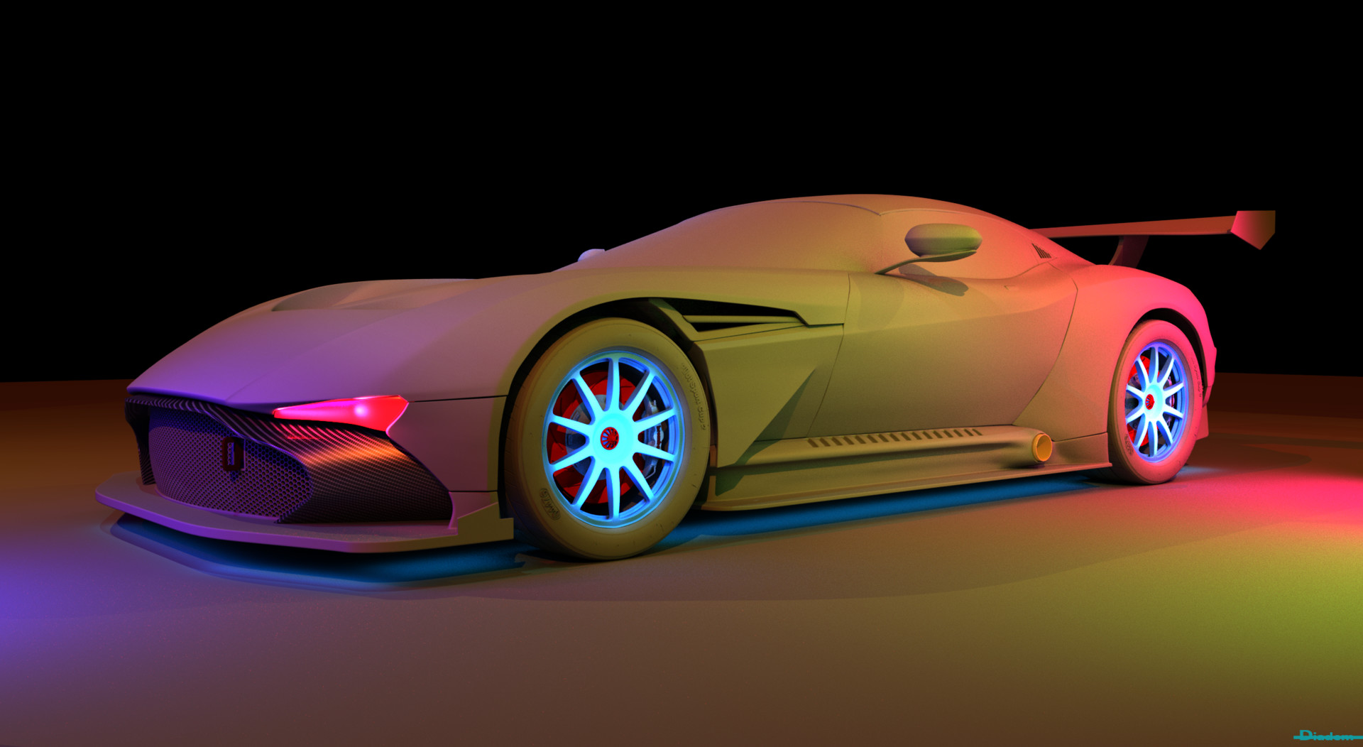 ArtStation - Aston Martin Vulcan Modeling