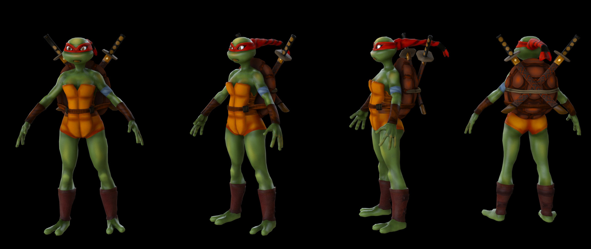 ArtStation - Ninja turtle