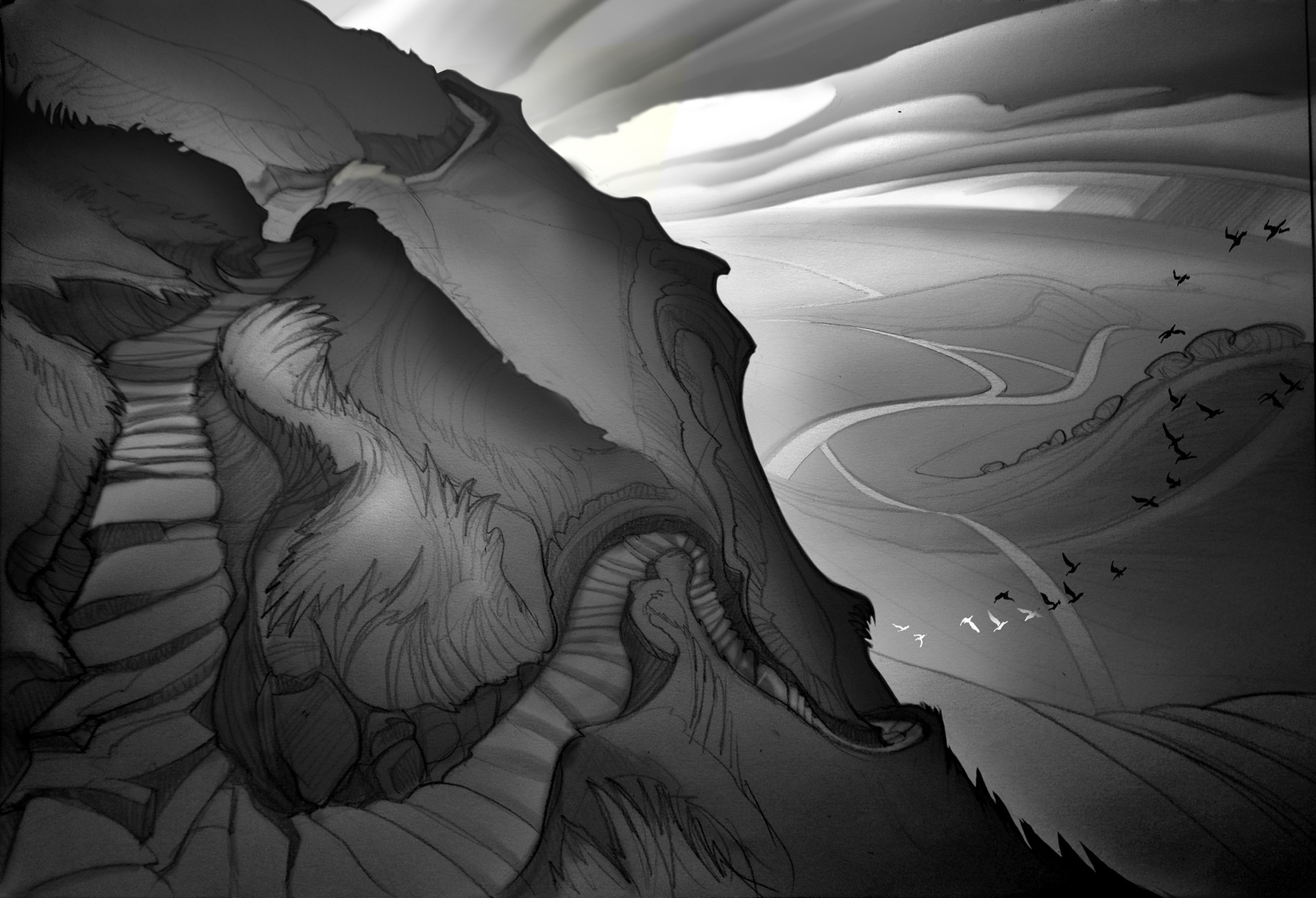 ArtStation - winding path