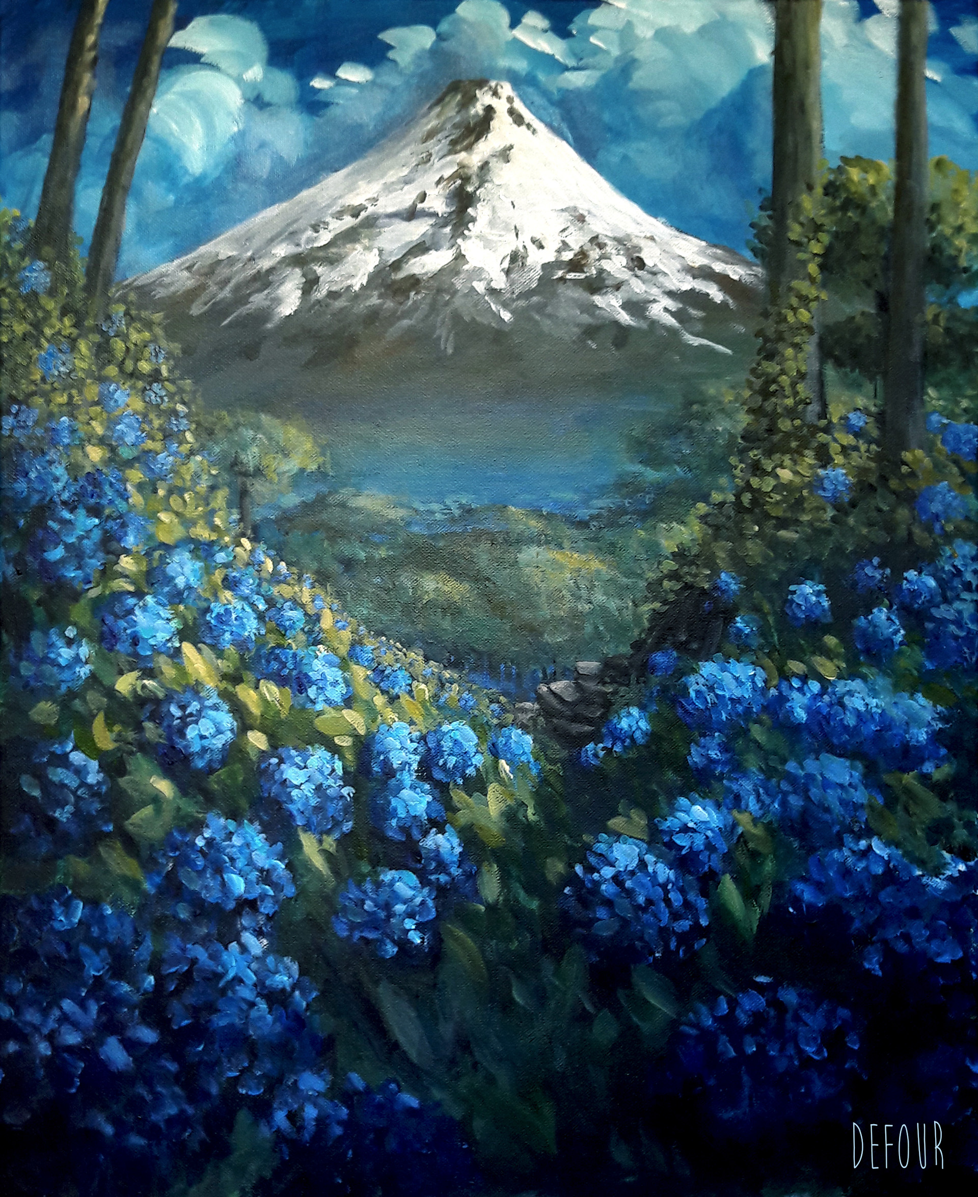 ArtStation - South of Chile - Traditional painting