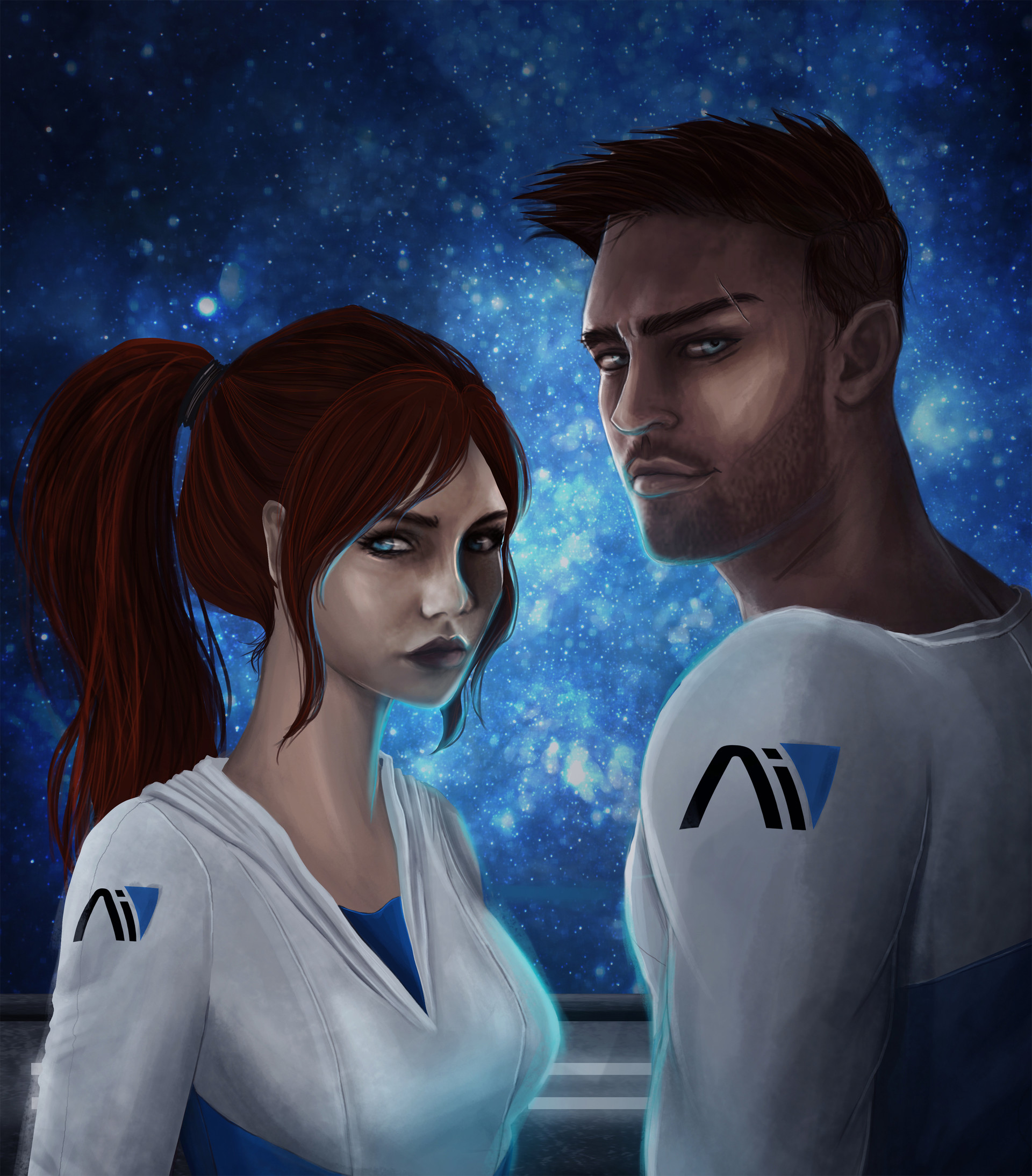ArtStation - MEA: Sara and Scott Ryder