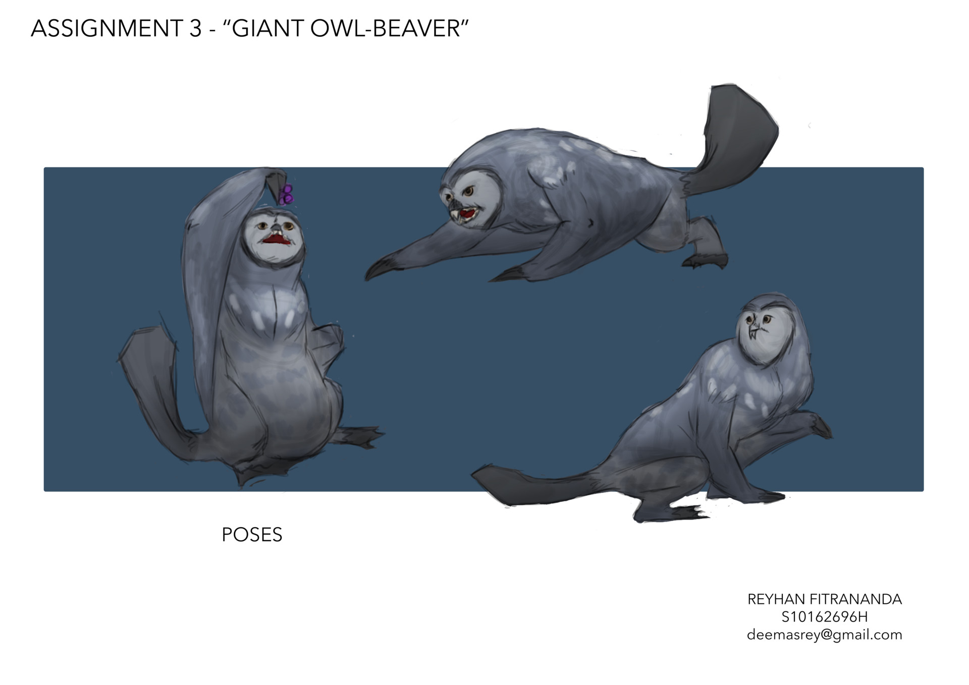 ArtStation - Giant Owl-beaver