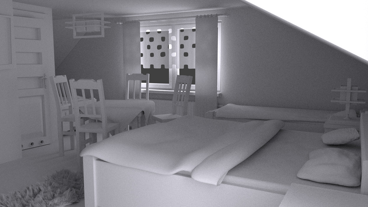 ArtStation - (wip) Guest room to let