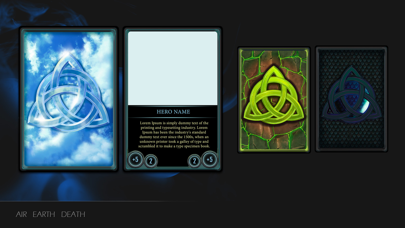 Combo 21 Team - Fantasy TCG/CCG Card Templates