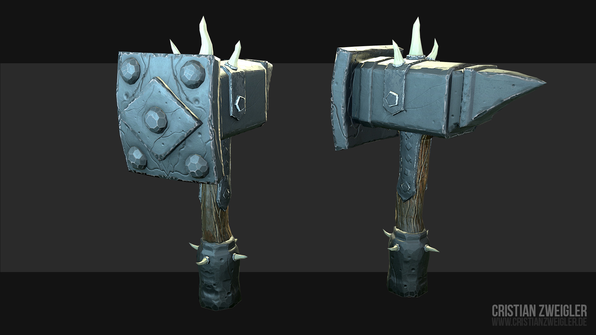 ArtStation - Stylized Goblin Hammer