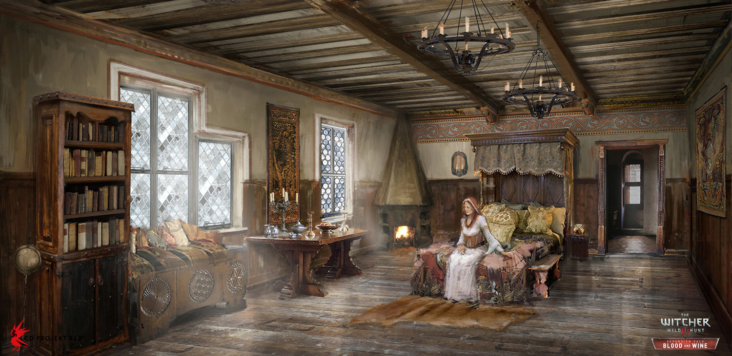 Andrzej Dybowski - The Witcher 3 Blood and Wine interior 4