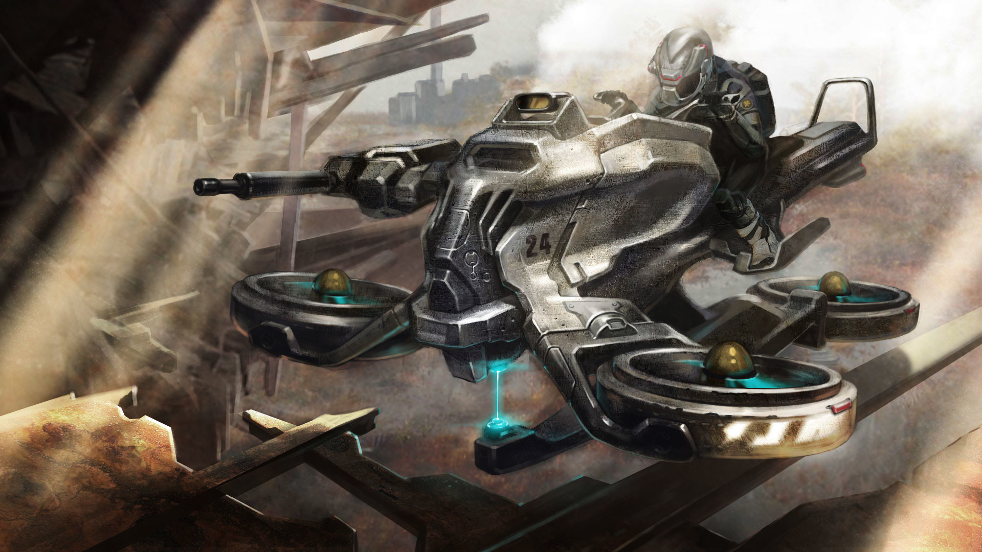 ArtStation - Tricopter 24