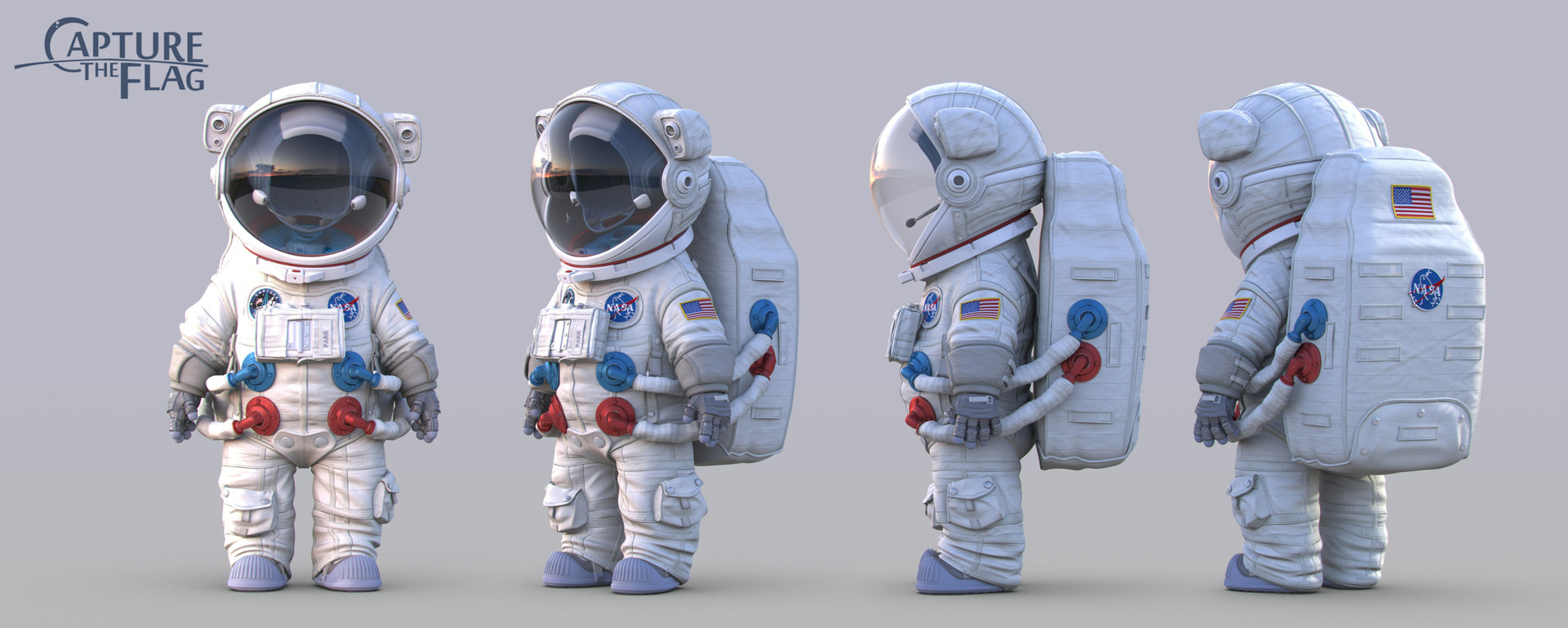 ArtStation - Capture the flag_Kids Suits