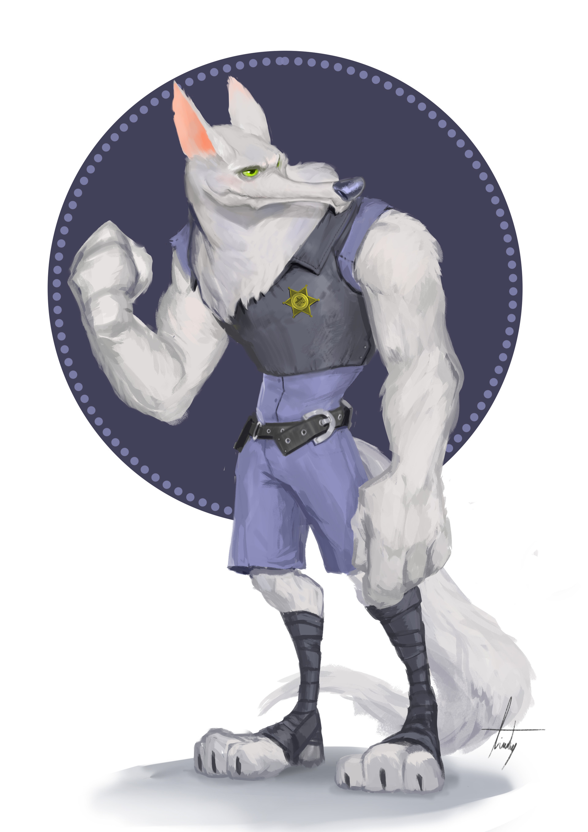 ArtStation - Sheriff Wolf