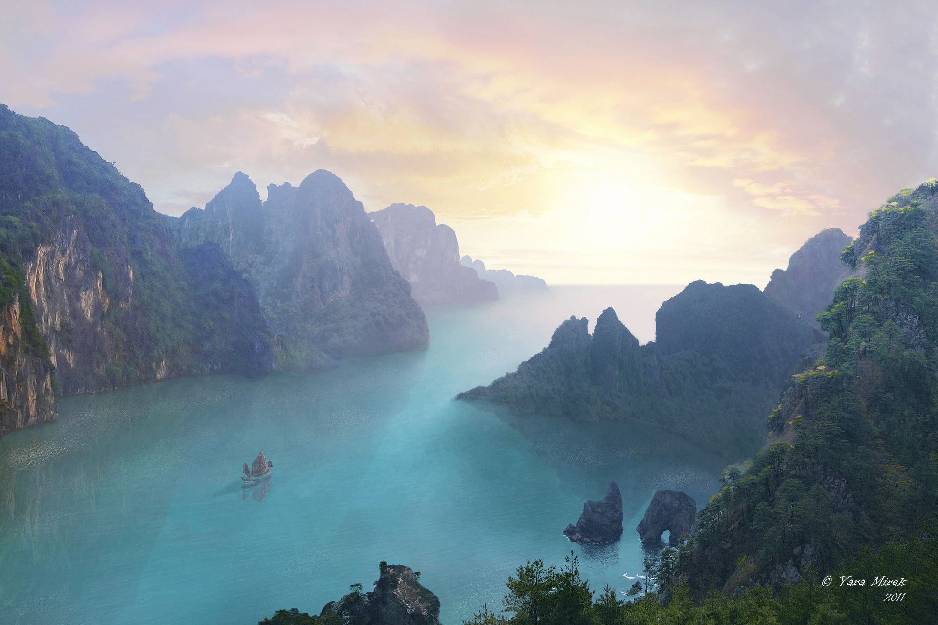 ArtStation - Dream harbour