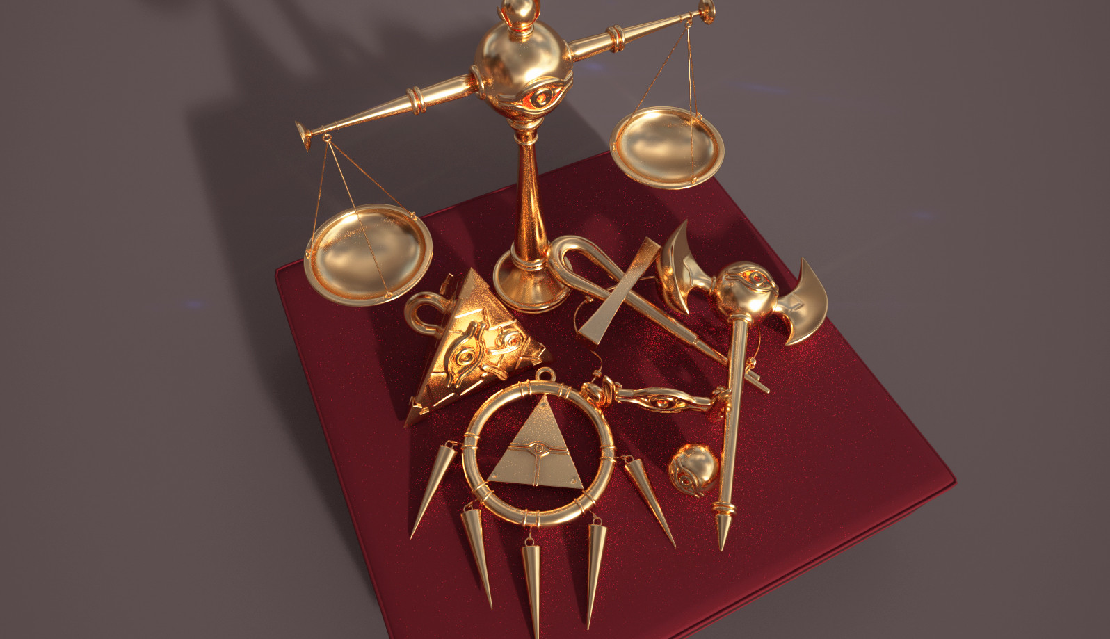 Raul Sabaj - Millenium Items 3D model