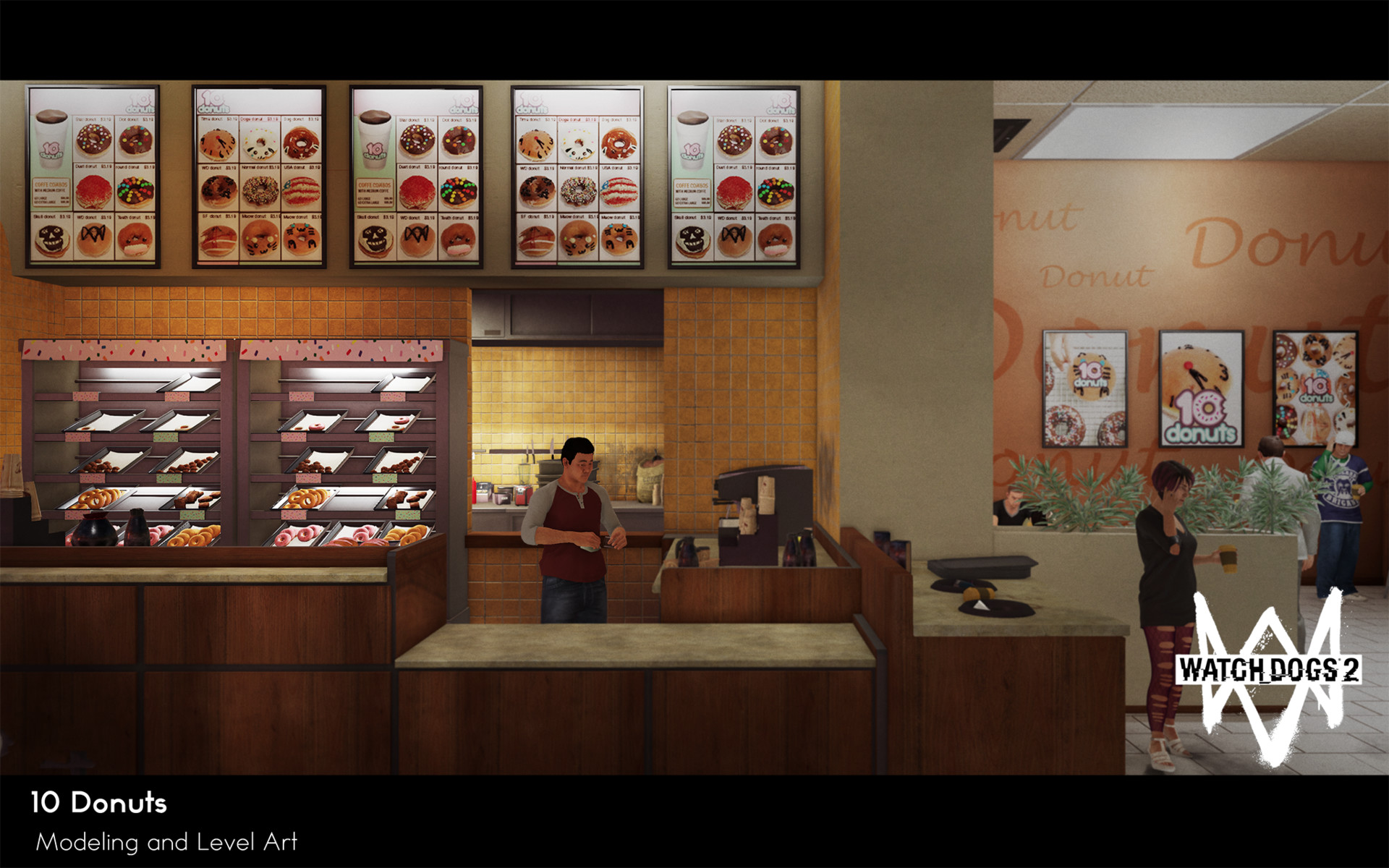 Lilian Chow - Watch Dogs 2 : 10 Donuts Cafe