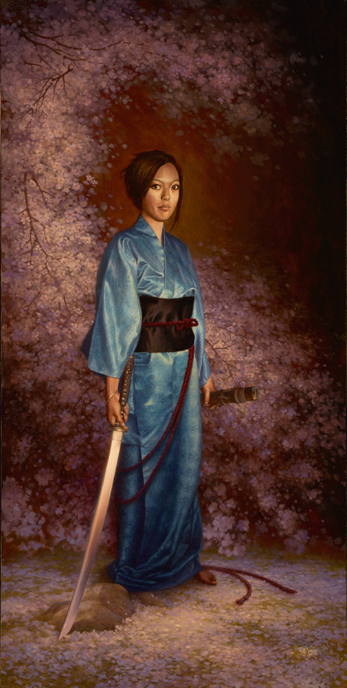 ArtStation - The Blue Kimono