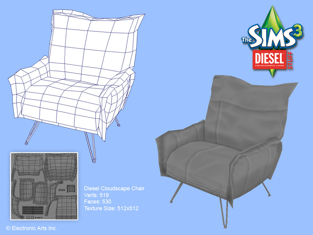 ArtStation - 3D Objects from Sims 3