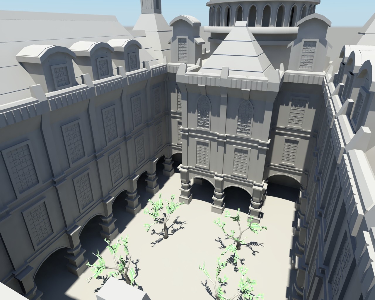 Ryuu, Guo Wei Fong - Blue Palace Model (based on Skyrim)