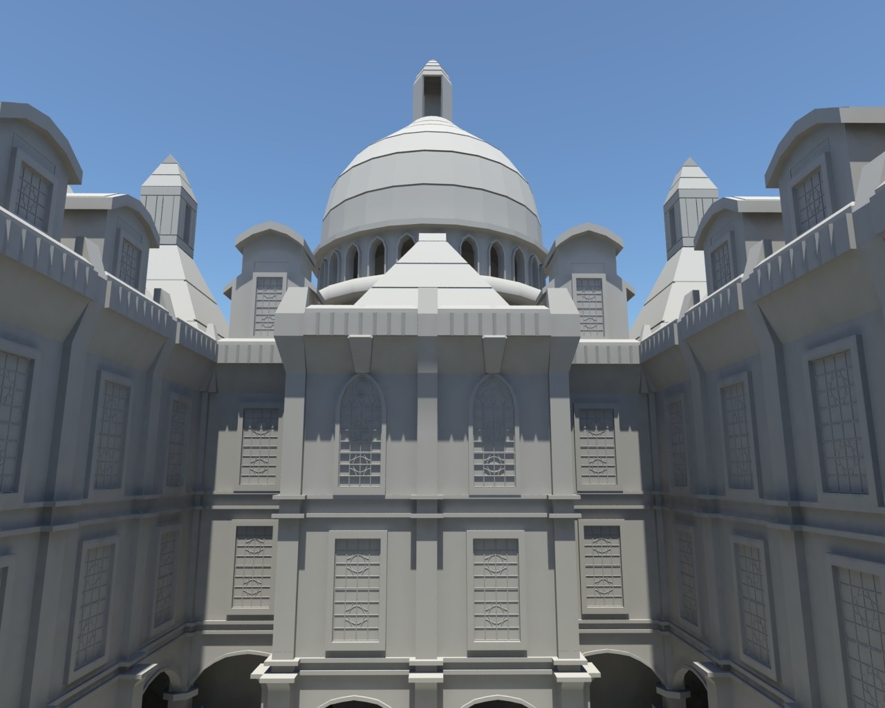 Ryuu, Guo Wei Fong - Blue Palace Model (based on Skyrim)